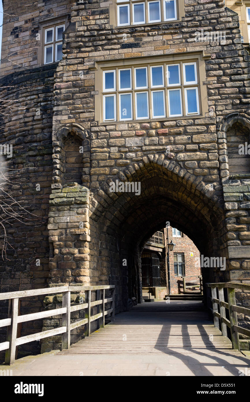 Newcastle Keep. The Castle is a medieval fortification in England ...
