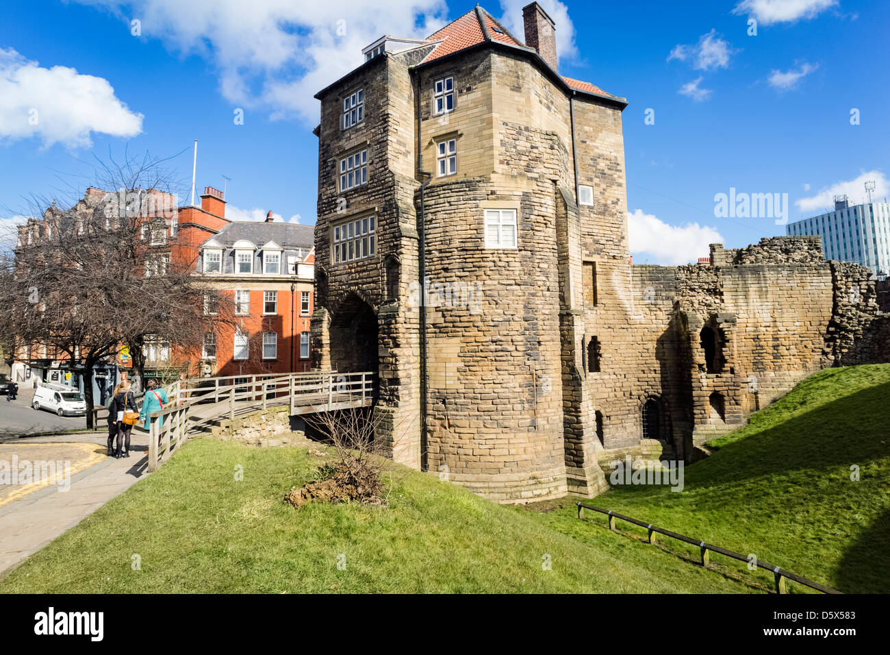 Newcastle Keep. The Castle is a medieval fortification in England ...