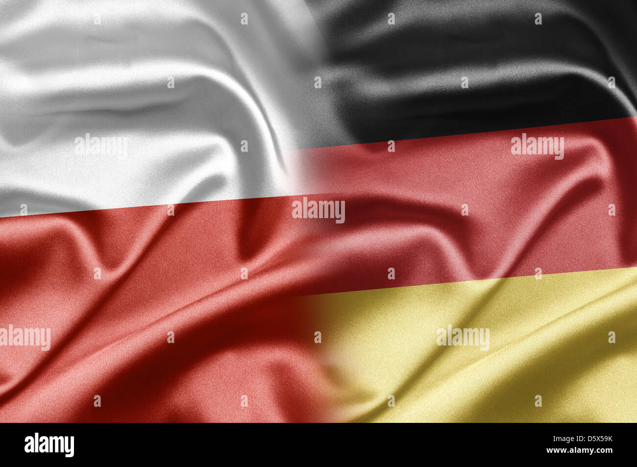 Germany poland flag hi-res stock photography and images - Alamy