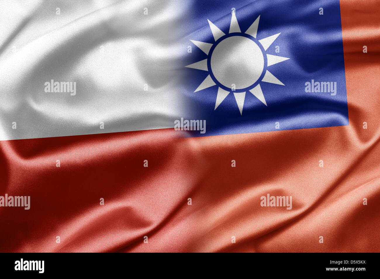 Poland china flag hi-res stock photography and images - Alamy