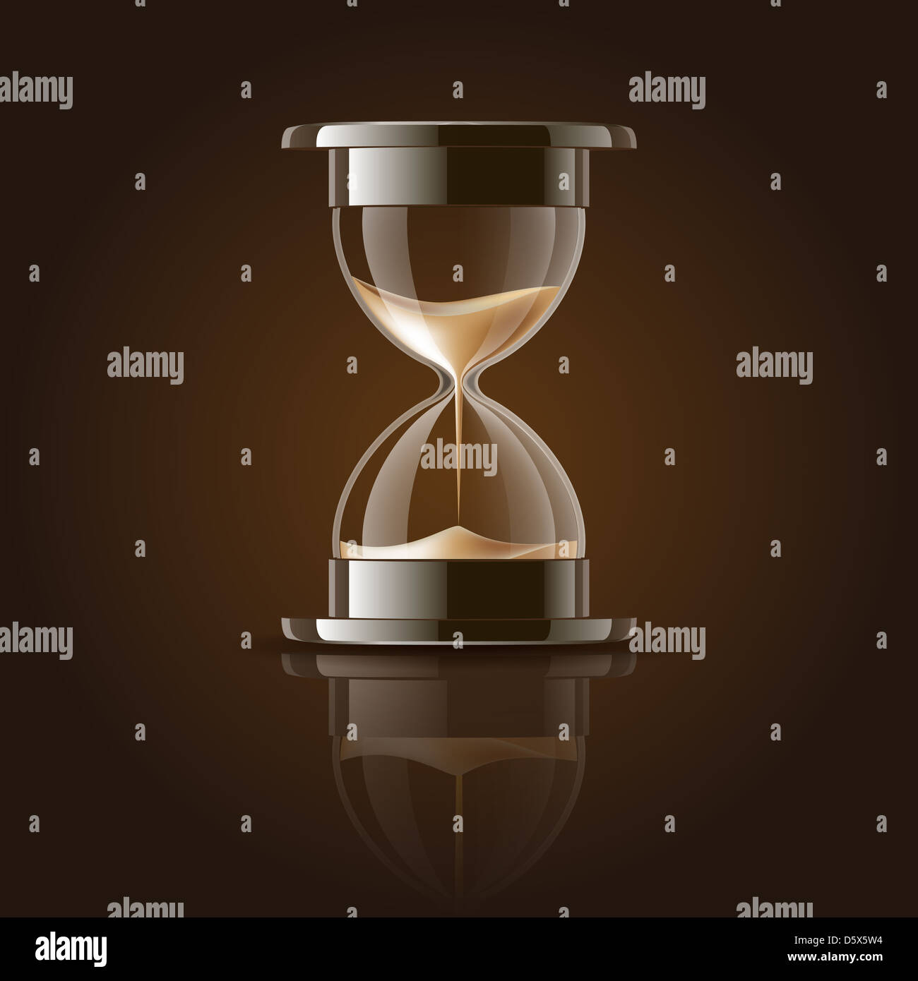 Hourglass sand falling hi-res stock photography and images - Alamy