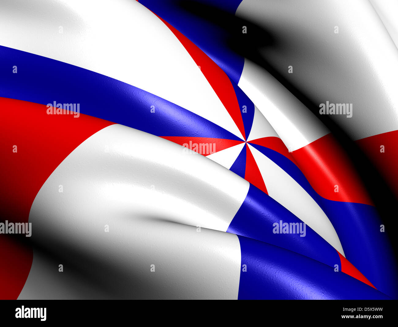 Naval Jack of the Netherlands Stock Photo - Alamy