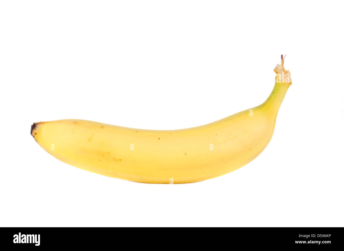 Ripe banana isolated Stock Photo - Alamy
