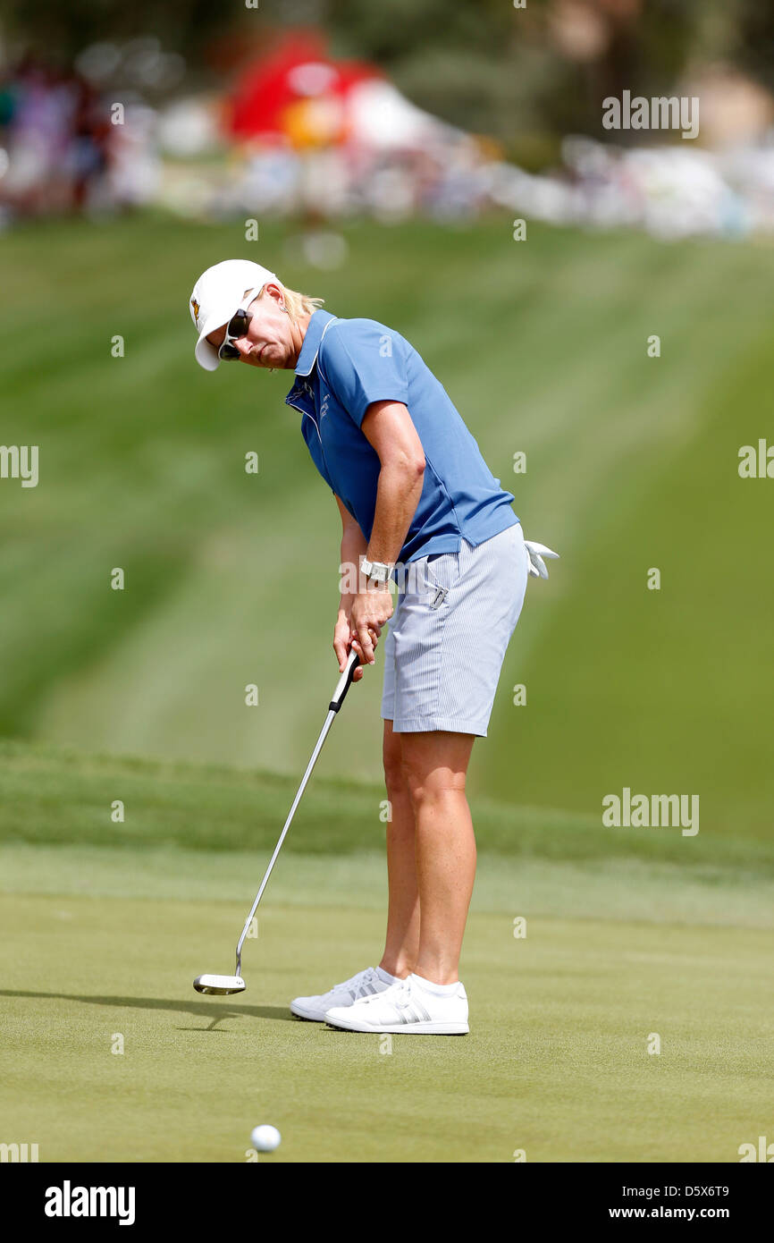 07 April, 2013: Karrie Webb of Australia in action during the final ...