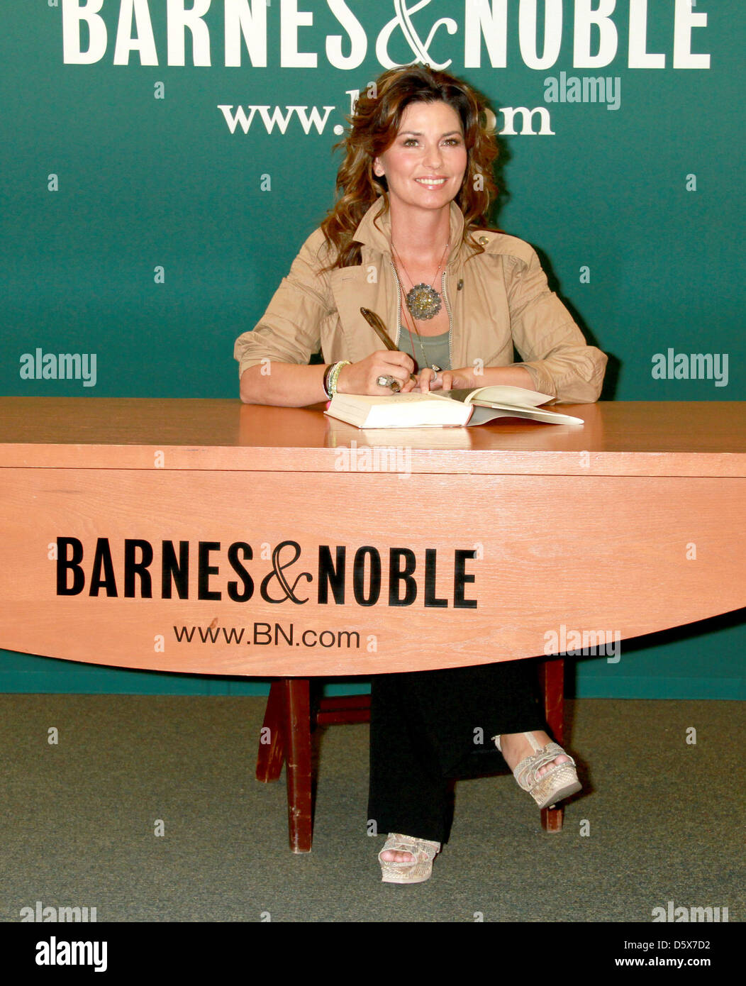 Shania Twain signs her new book 'From This Moment On' at Barnes & ble ...