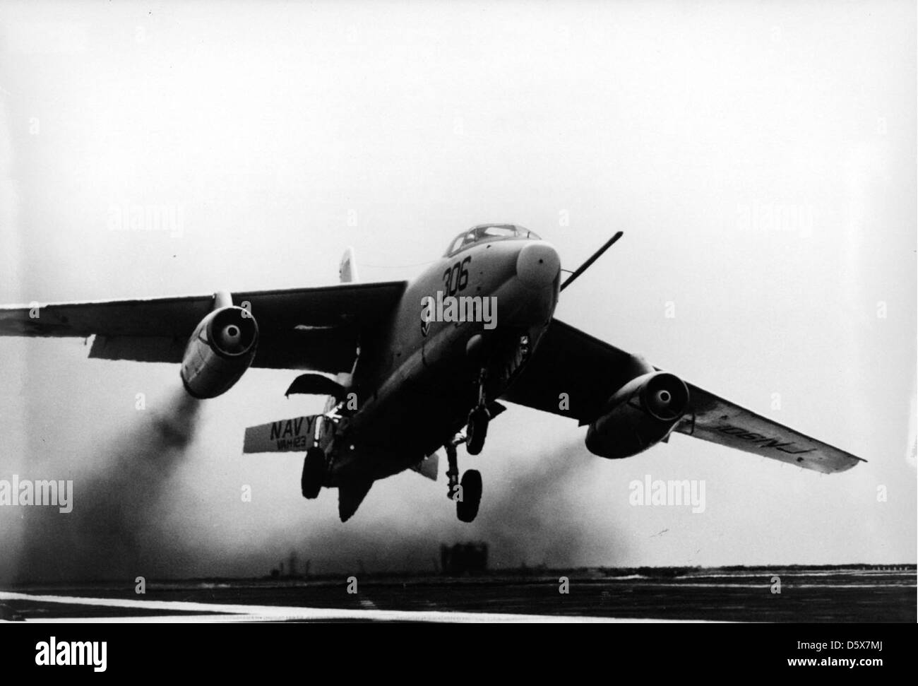 A Douglas A-3 "Skywarrior" of Heavy Attack Squadron One Hundred Twenty ...