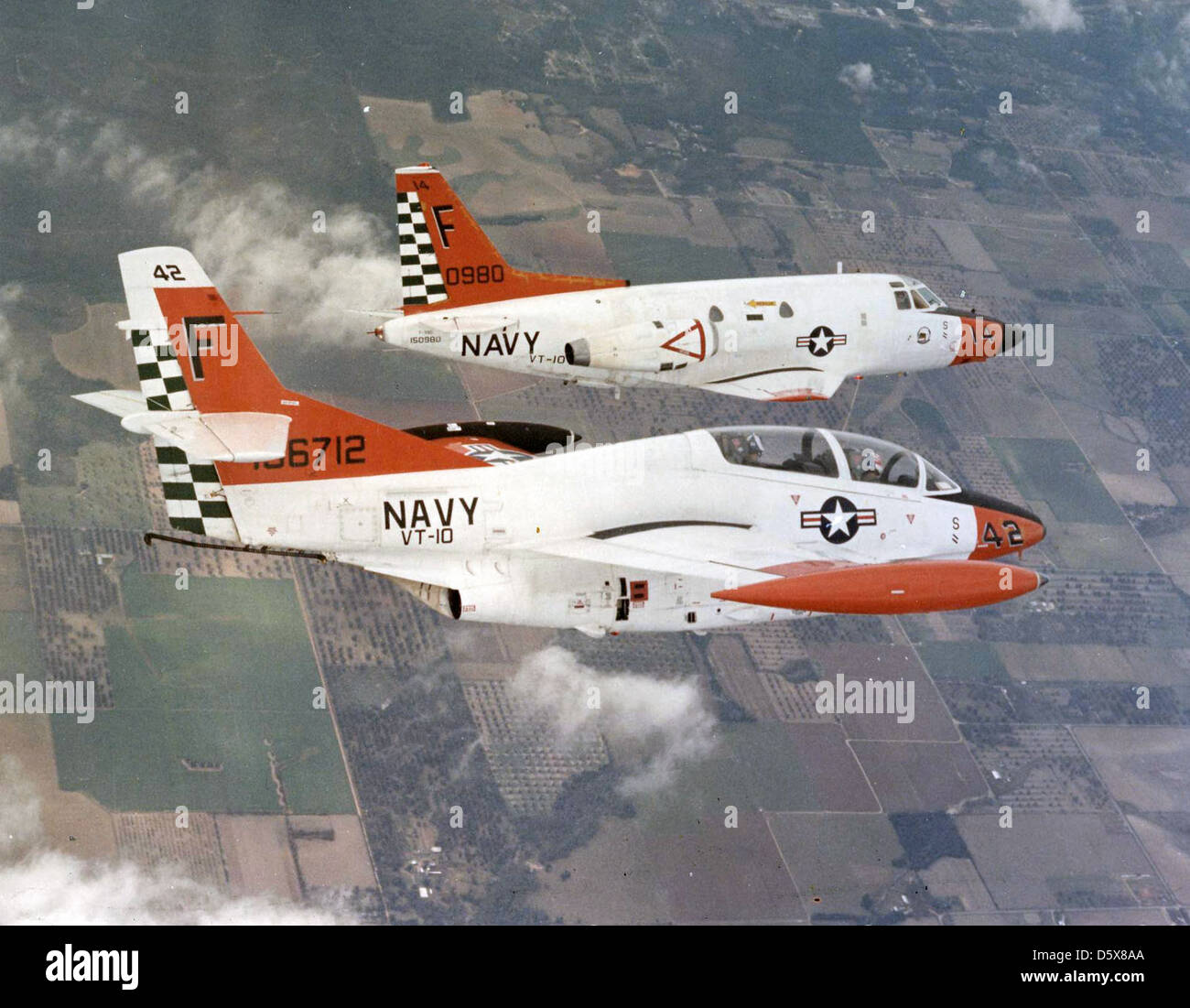A North American T-2C 'Buckeye' and North American T-39D 'Sabreliner ...