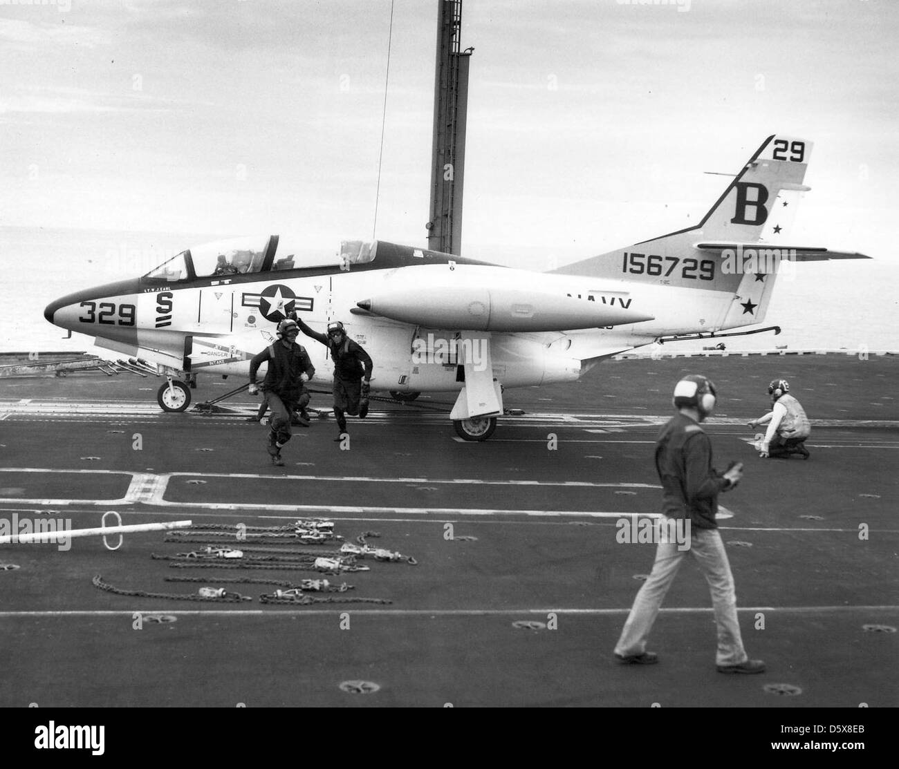 The North American T-2C Buckeye is a twin-engine jet trainer used by ...