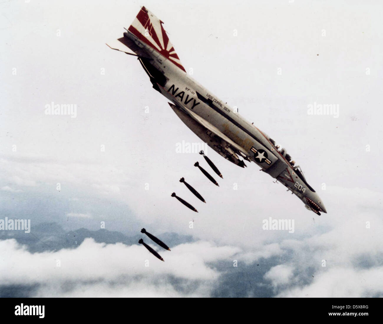 The McDonnell F-4B Phantom II, assigned to Fighter Squadron (VF) 111 ...