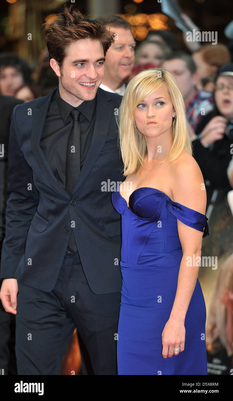 Robert Pattinson and Reese Witherspoon UK film premiere of 'Water for ...