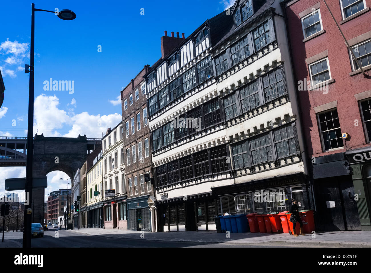 Bessie Surtees House on Newcastle's Quayside Stock Photo - Alamy