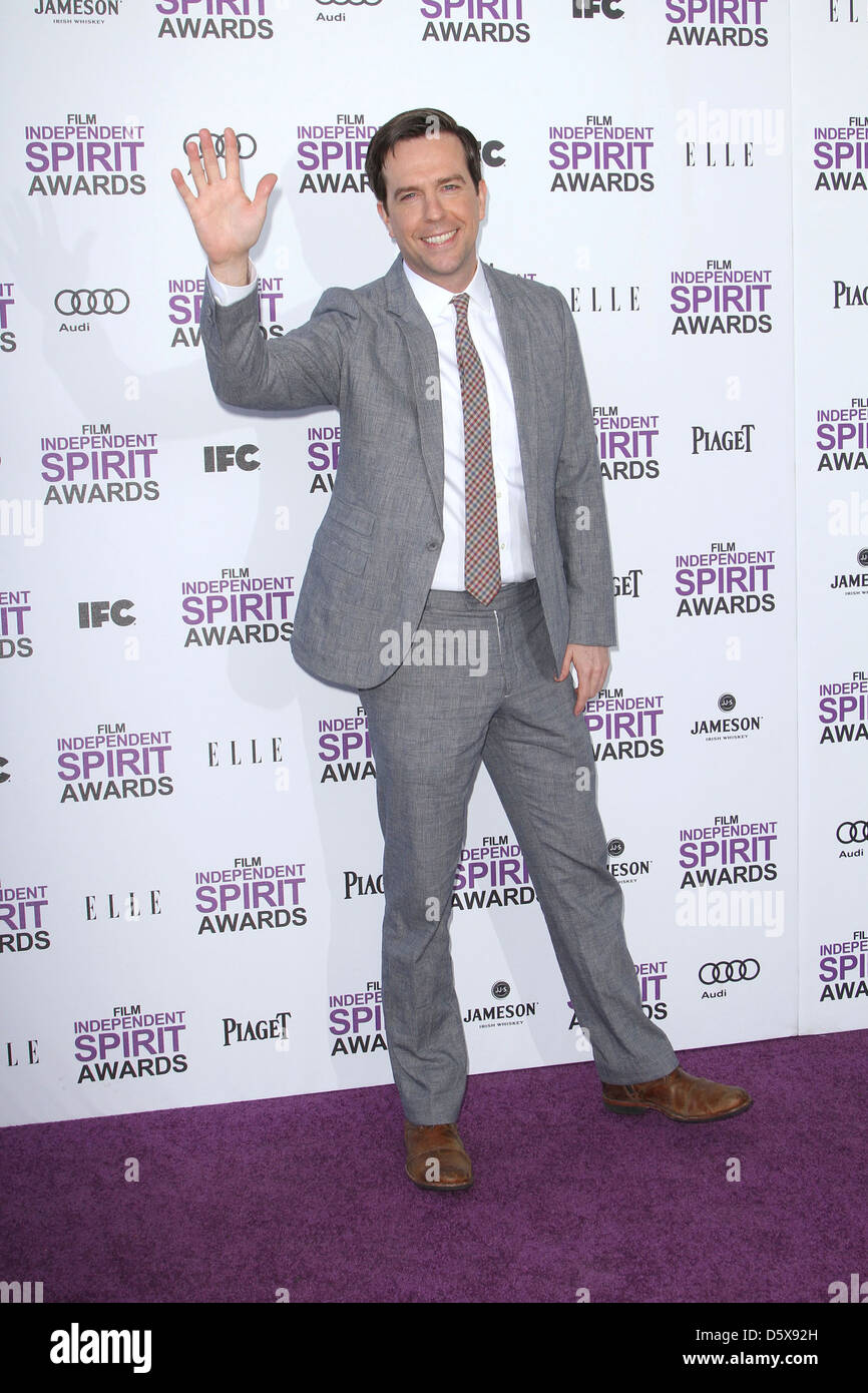 Ed Helms 27th Annual Independent Spirit Awards- Arrivals- Santa Monica ...