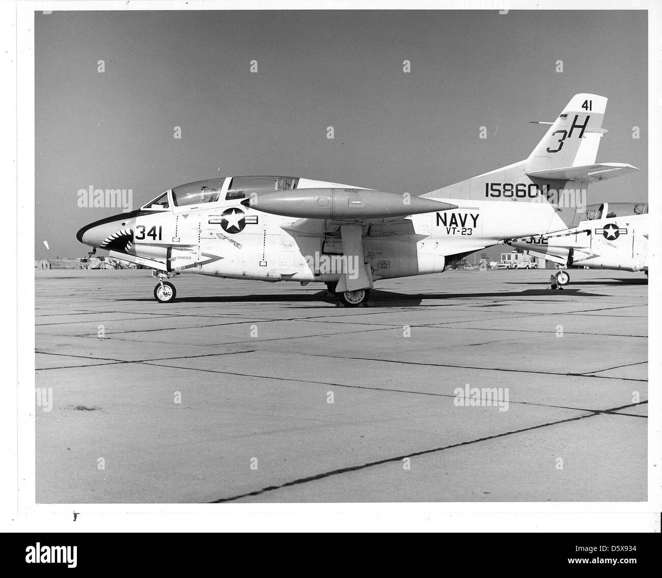 The North American T-2C 'Buckeye' is a two-seat jet trainer used by the ...