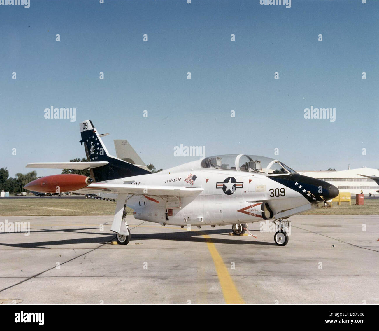 The North American T-2C Buckeye of Training Squadron VT-23 is shown in ...