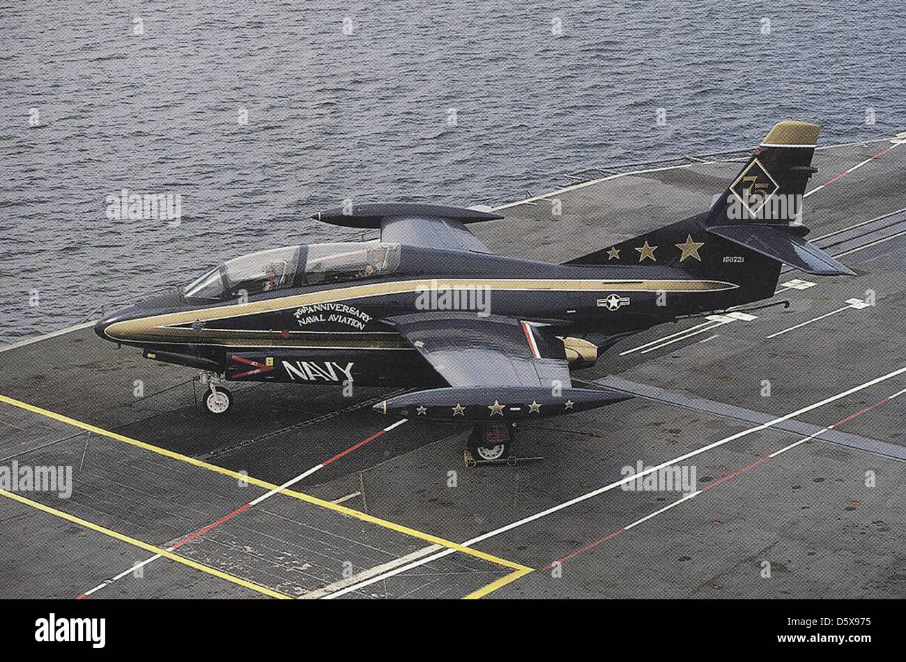 A North American T-2C Buckeye from Training Squadron 26 is shown in ...
