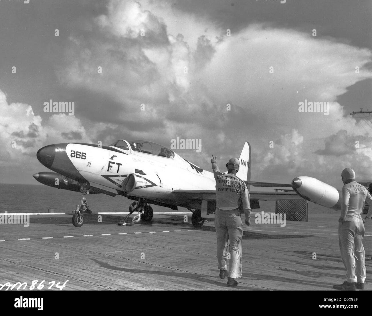 The Lockheed T2V-1 'Sea Star' was a carrier-based jet trainer aircraft ...