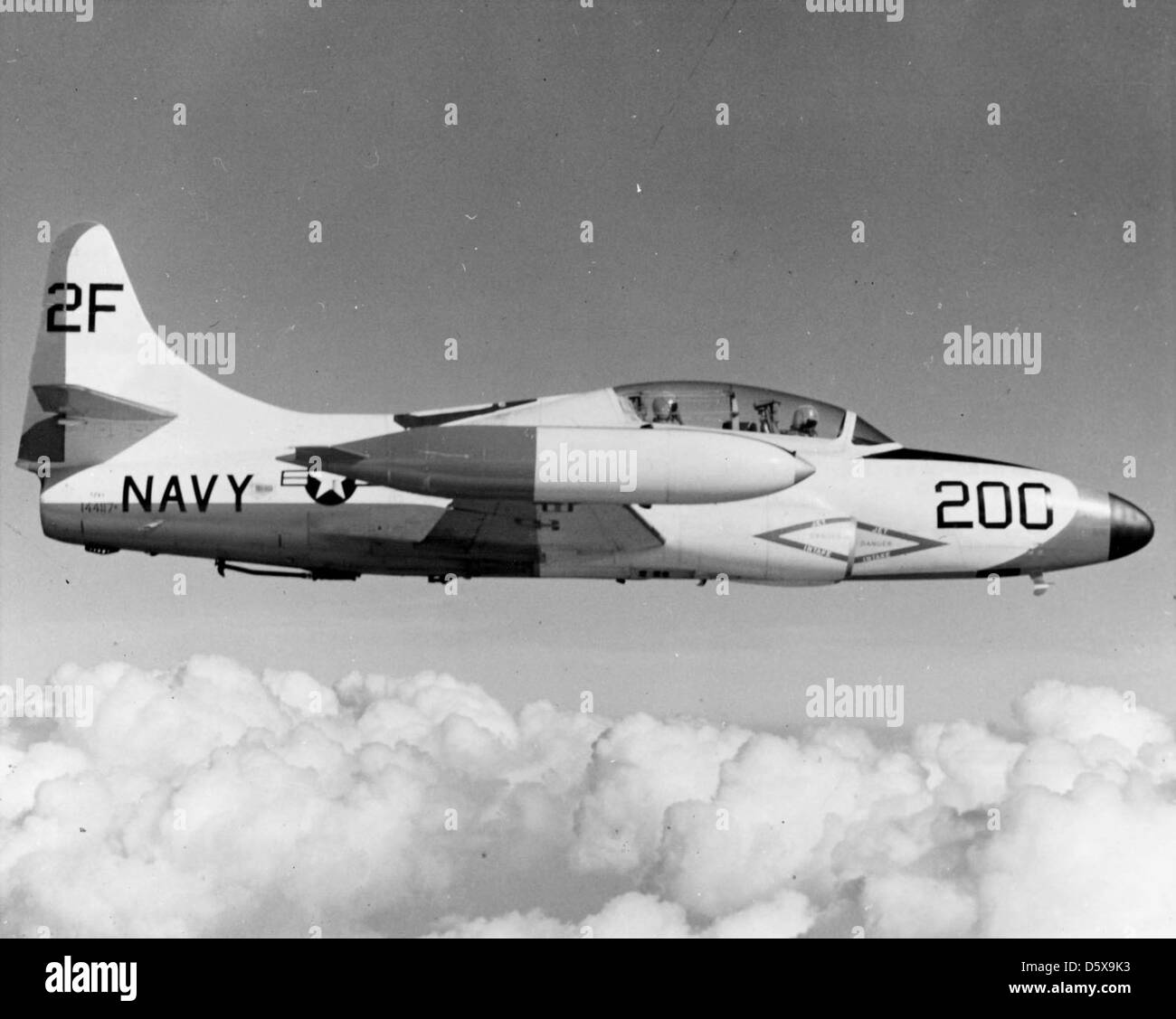 A Lockheed T2V-1 Sea Star from Basic Training Group 9 at NAS Pensacola ...