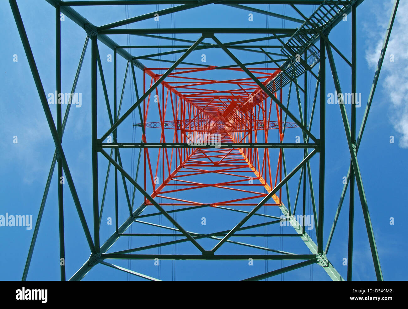 Pylon blau hi-res stock photography and images - Alamy