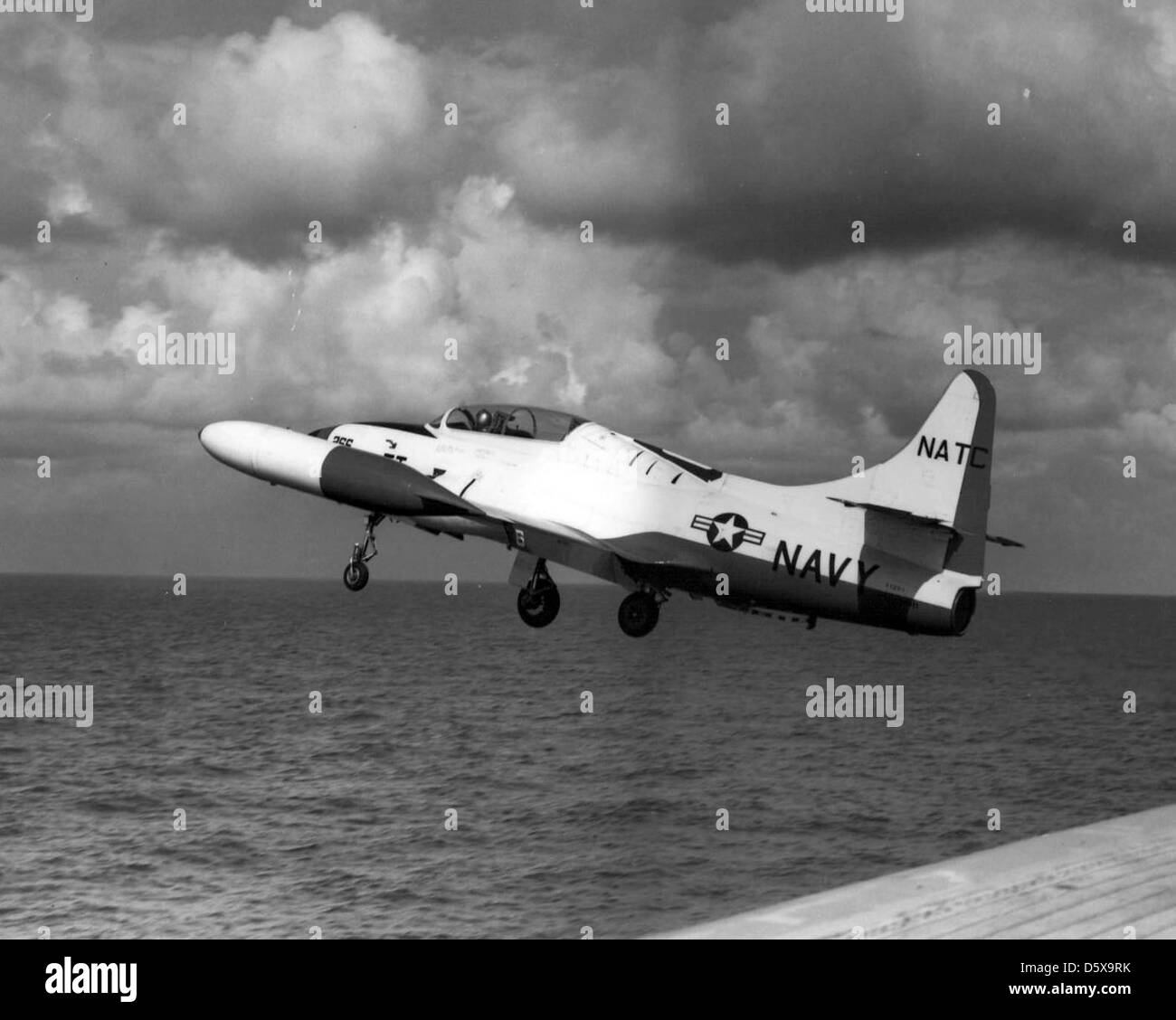 Lockheed T2V-1 "Sea Star" assigned to the Flight Test Division of Naval ...
