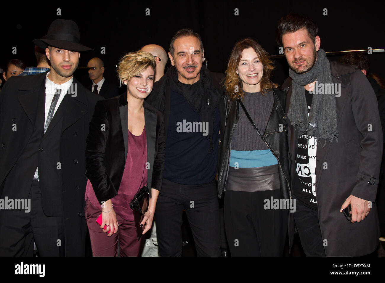Jonathan Kashanian, Emma Marrone, Carlo Capasa, Stefania Rocca Stock ...