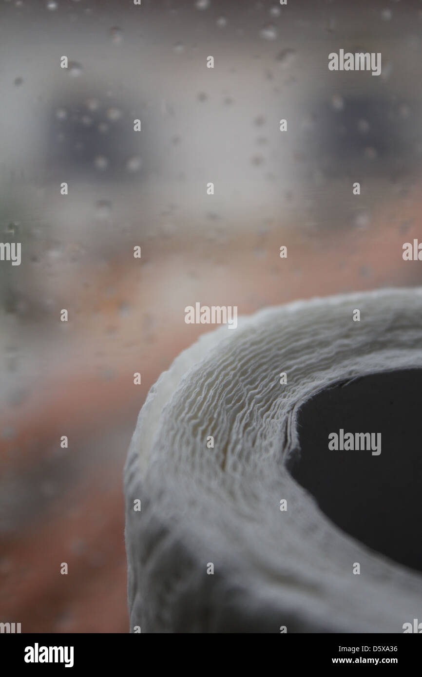 Rain drops cover window hi-res stock photography and images - Alamy