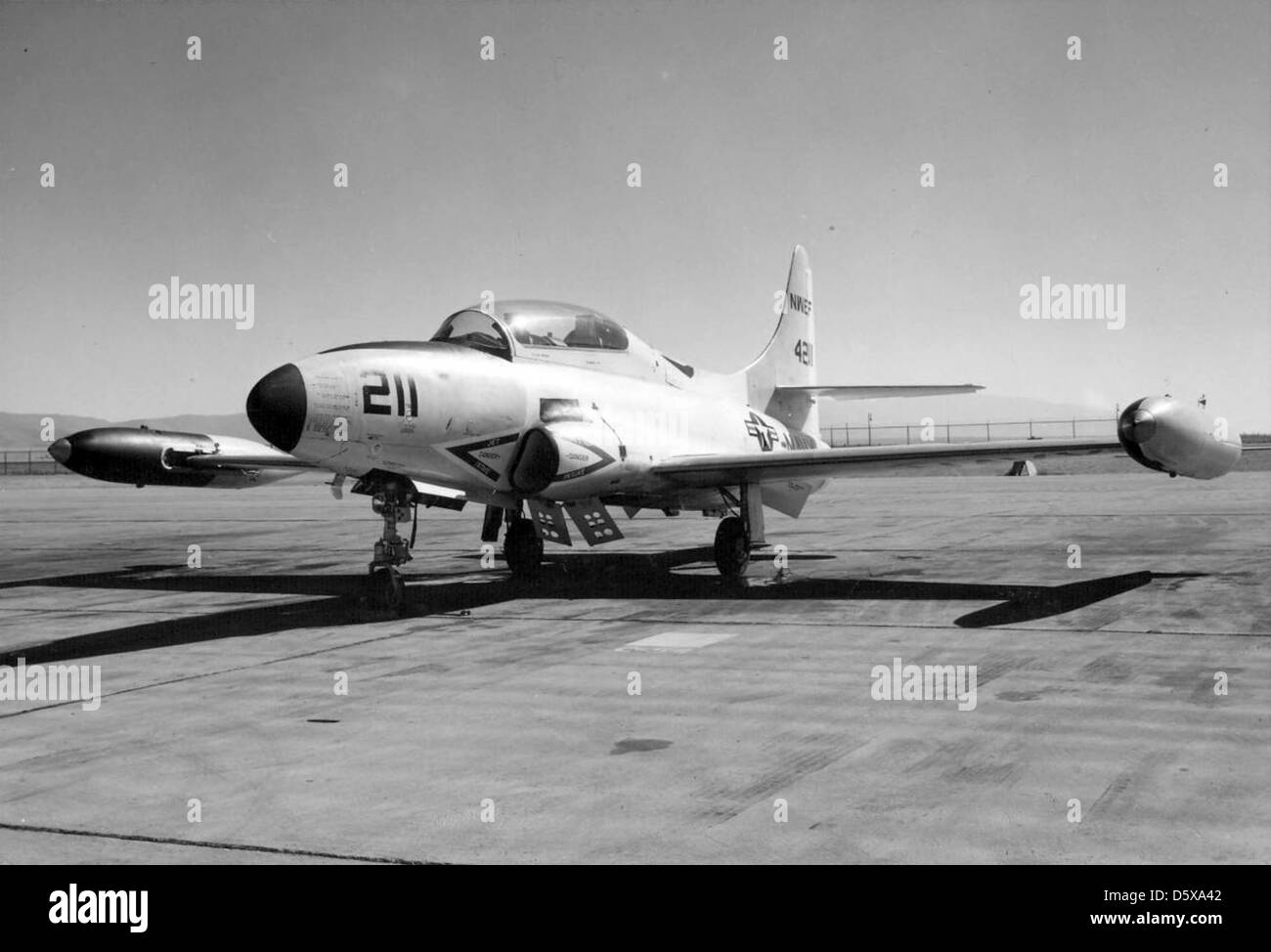 The Lockheed T2V Sea Star, a carrier-capable trainer aircraft, was used ...