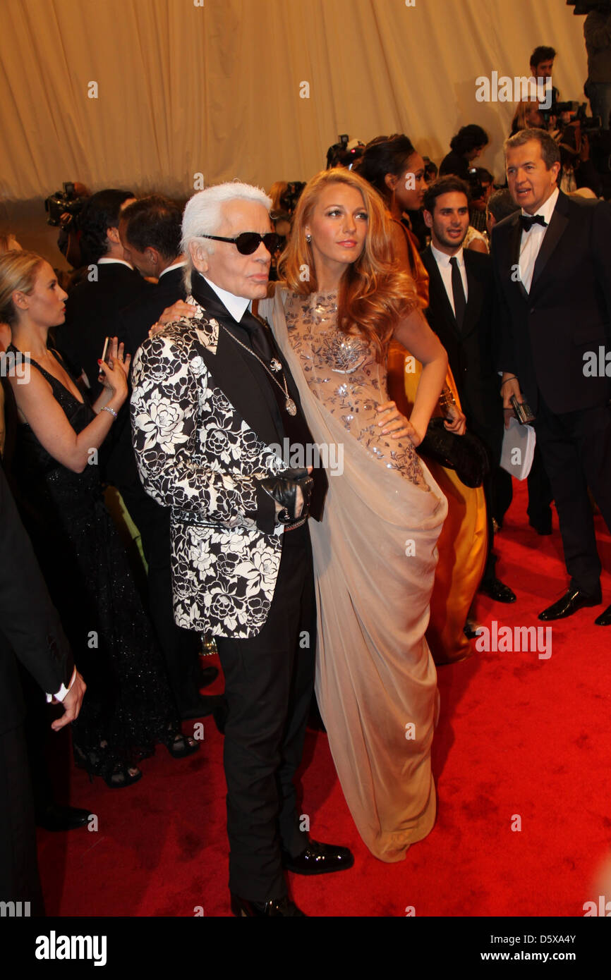 Karl Lagerfeld, Blake Lively Alexander McQueen: 'Savage Beauty' Costume ...