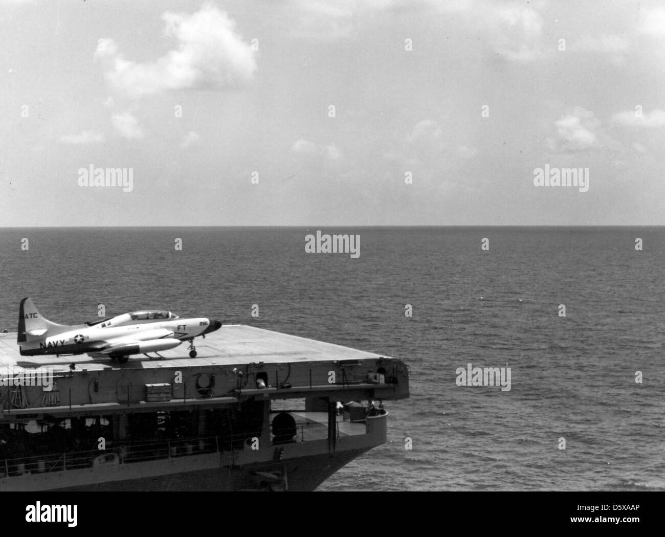 The Lockheed T2V-1 Sea Star, assigned to the Flight Test Division of ...