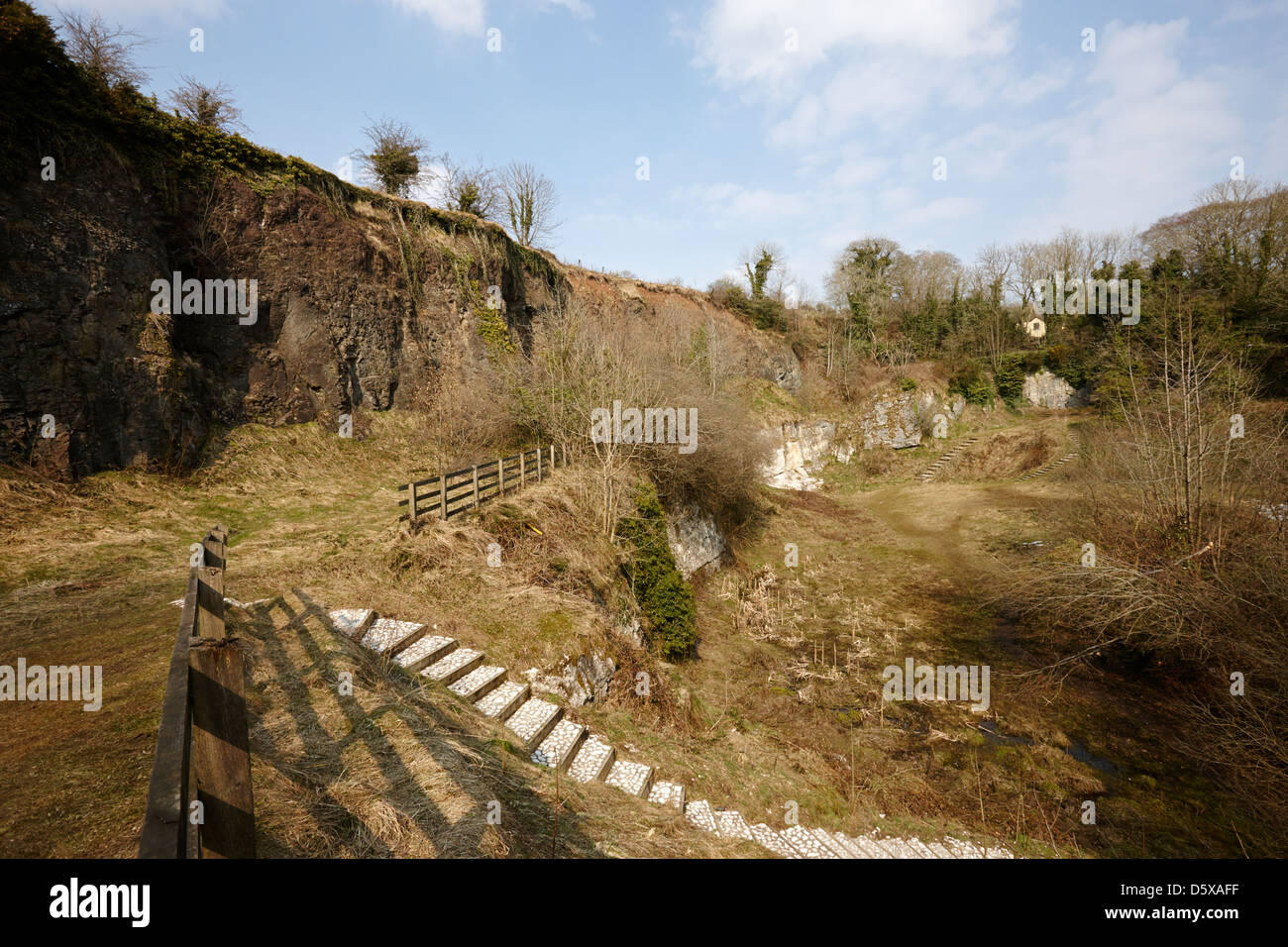 Belshaws Quarry nature reserve county antrim northern ireland uk Stock ...