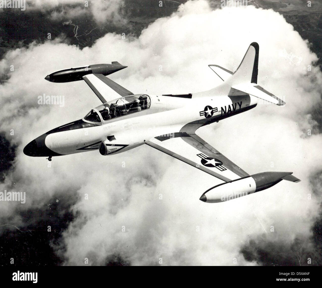 This is an official Lockheed photo of a T2V-1 "Sea Star Stock Photo - Alamy