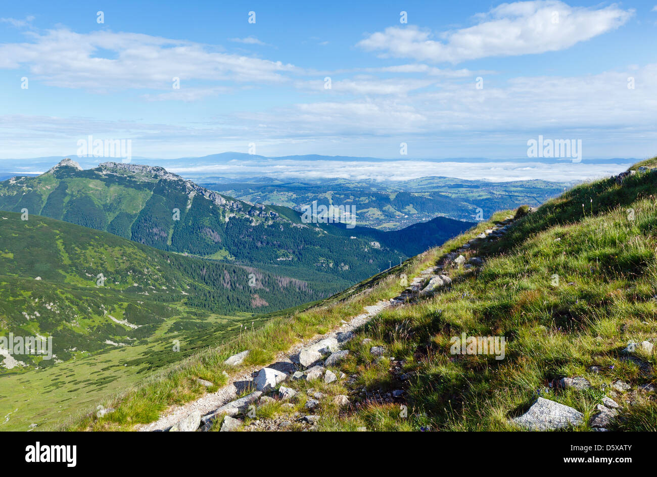 Tatra Mountain, Poland, view from Kasprowy Wierch mount Stock Photo - Alamy
