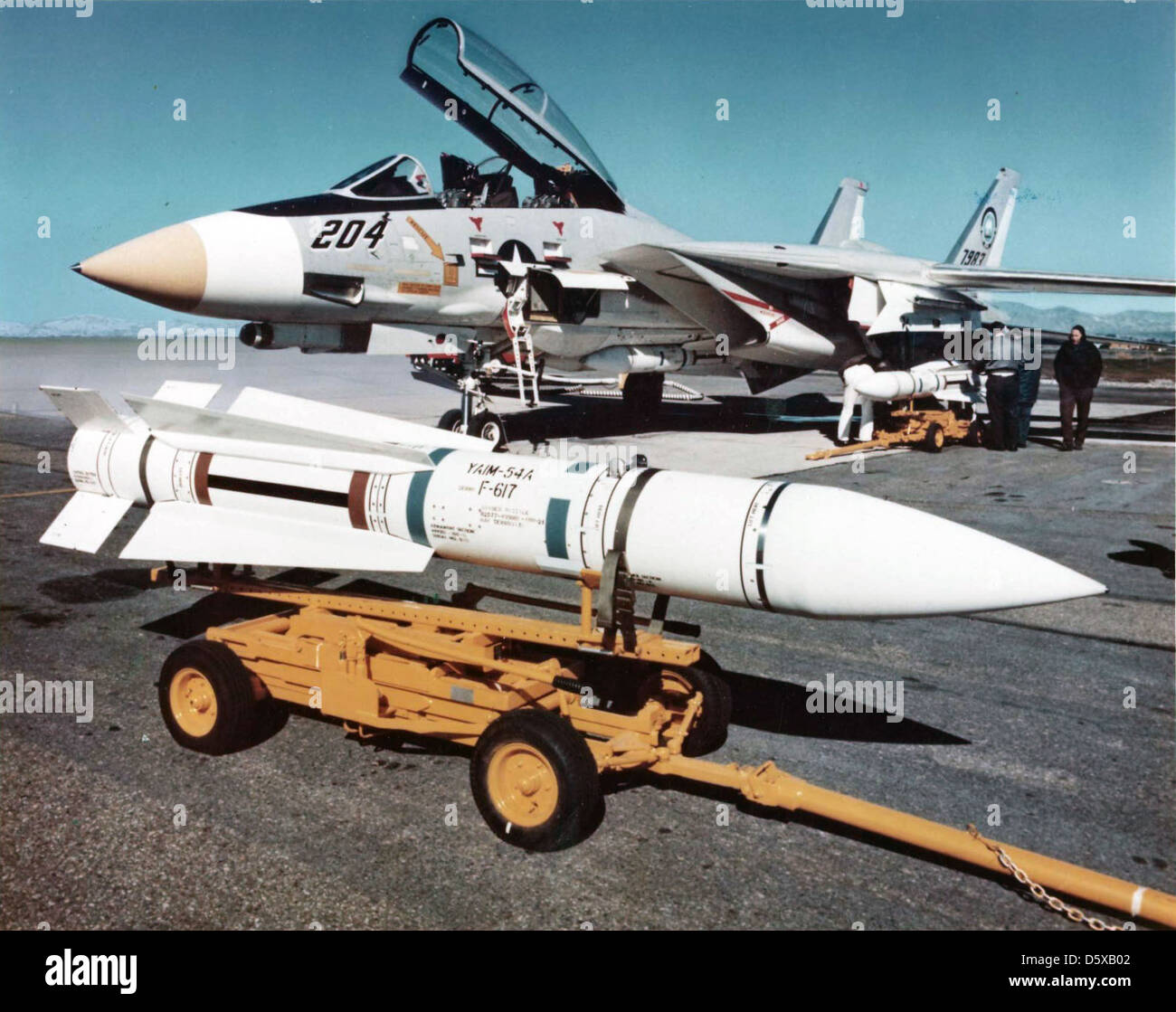 The AIM-54A Phoenix missile was an advanced air-to-air missile used by ...