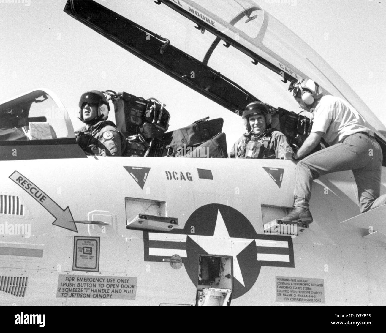 Captain William Fallon and Lieutenant Burke Wellborn are pictured in ...