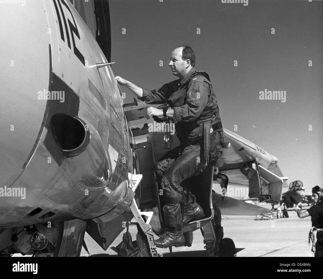 Captain W.S. 'Bud' Orr, commander of Carrier Air Wing (CVW) 14 ...