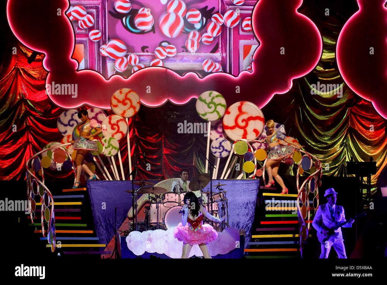 Katy Perry performing at the Adelaide Entertainment Centre Adelaide ...