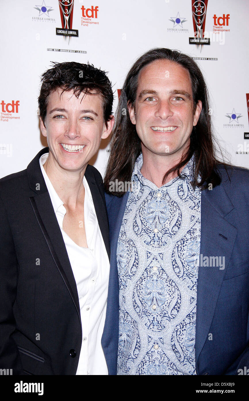 Rachel Hawk and Matt Frey The 26th Annual Lucille Lortel Awards held ...