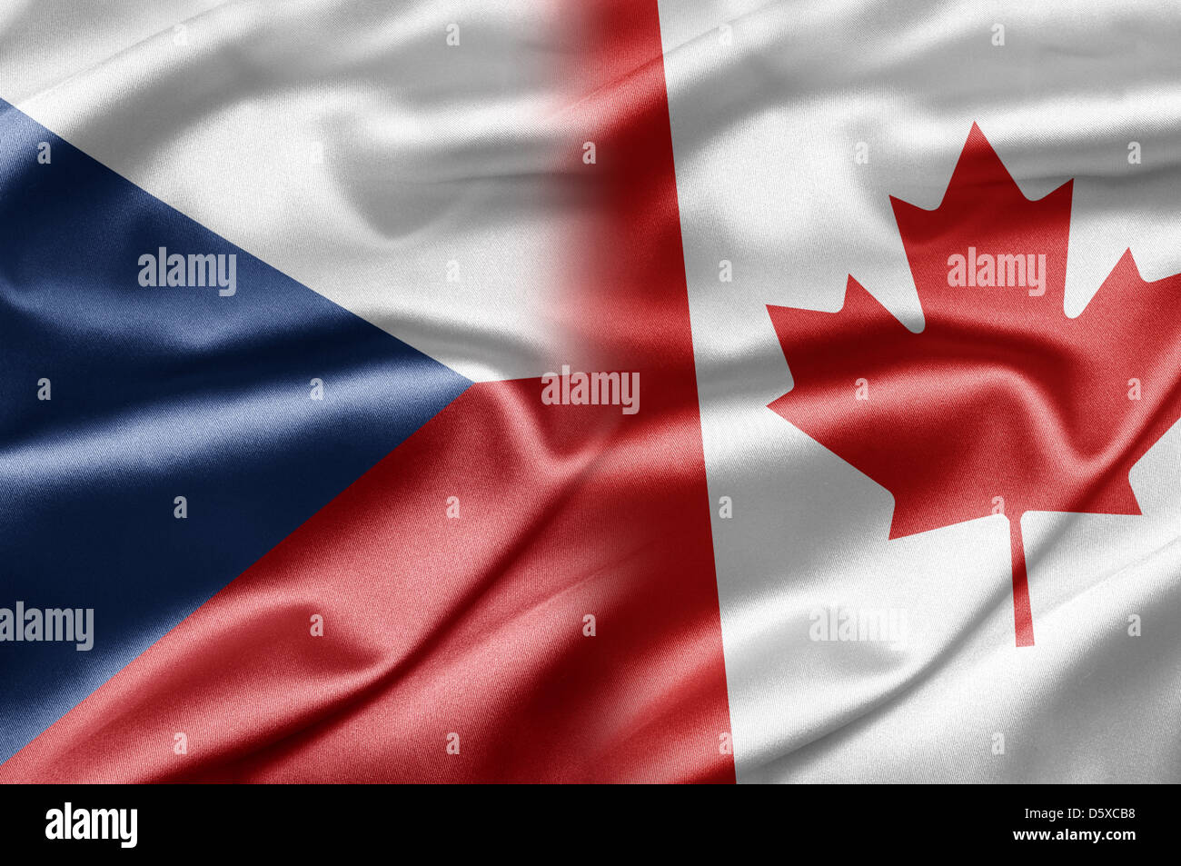 Czech canada flag hi-res stock photography and images - Alamy