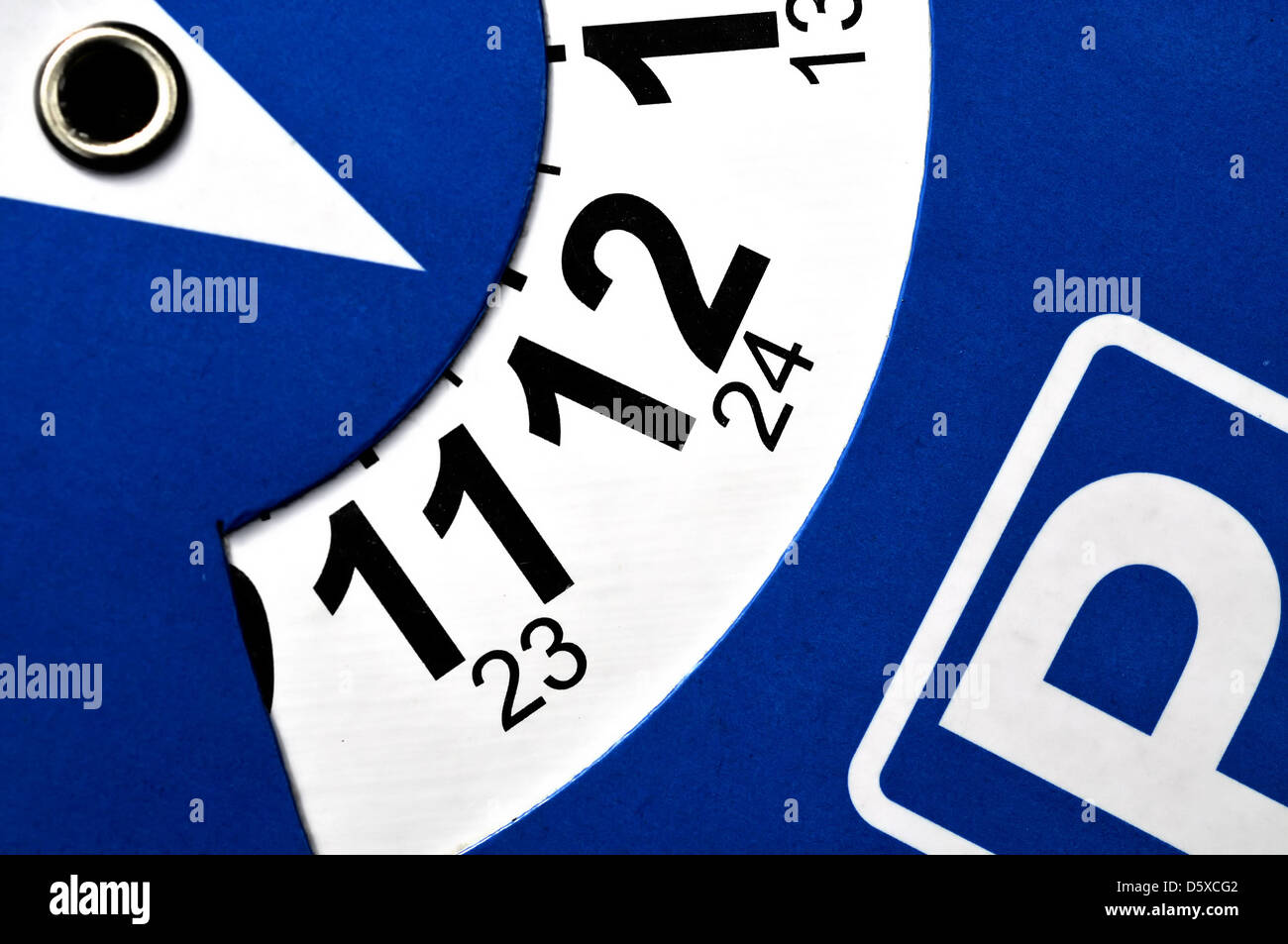 Parking disk hi-res stock photography and images - Alamy