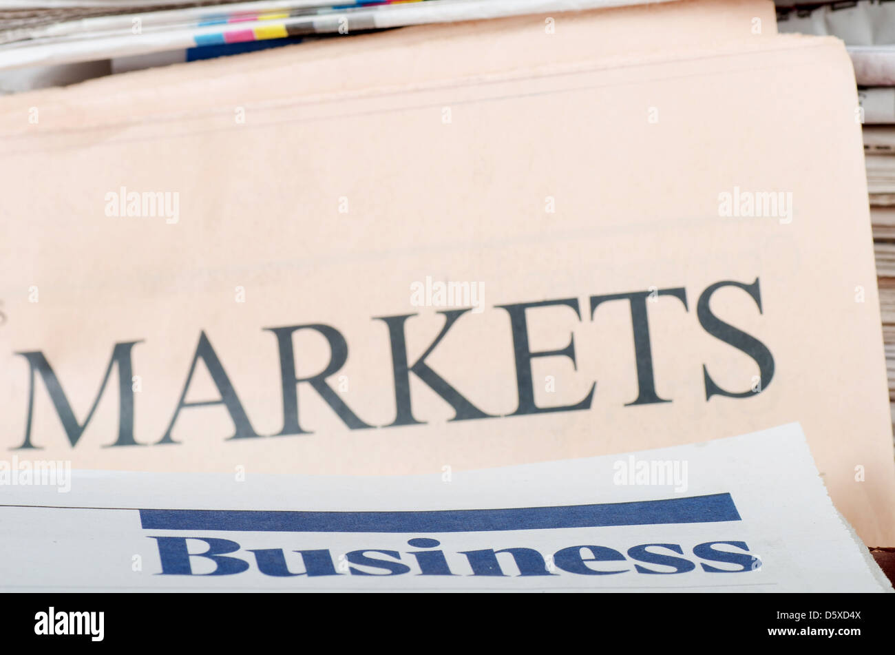 The business newspaper Stock Photo - Alamy
