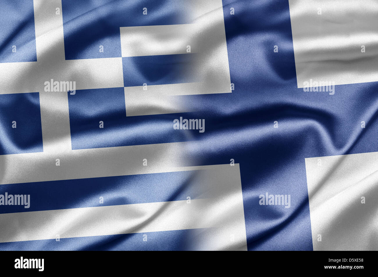 Greece finland flag hi-res stock photography and images - Alamy