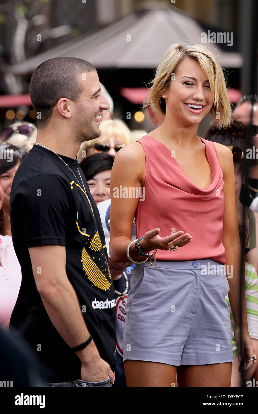 Mark Ballas and Chelsea Kane 'Dancing with the Stars' dancers arrive at ...