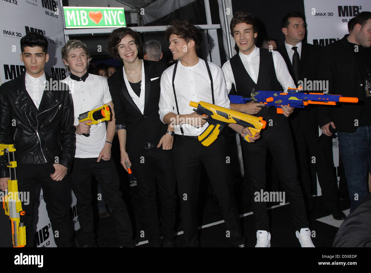 One Direction 'Men in Black III' New York Premiere, held at the ...