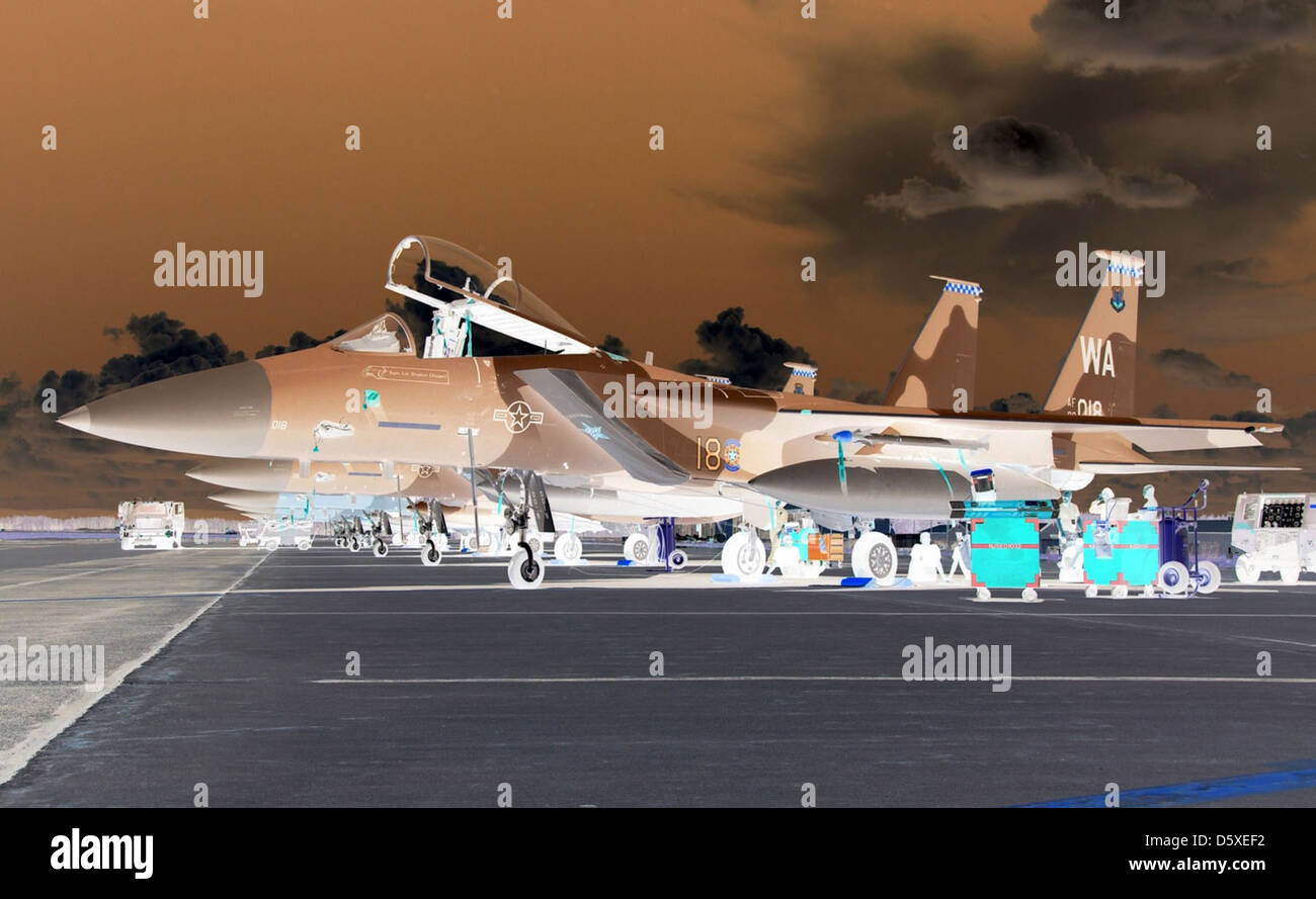 The McDonnell Douglas F-15 'Eagle' is a twin-engine, all-weather ...