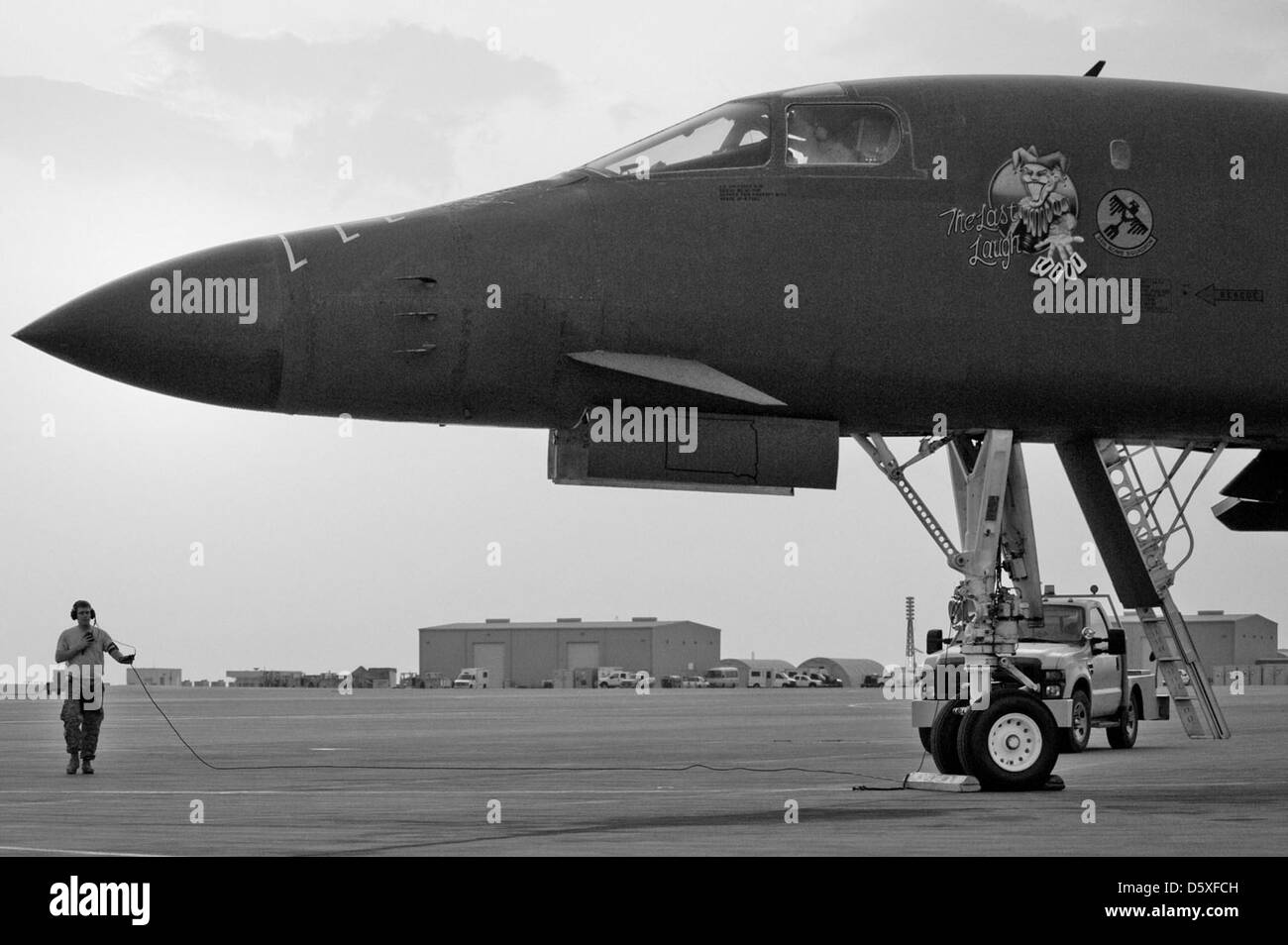 The Rockwell B-1B Lancer is a supersonic variable-sweep wing bomber ...