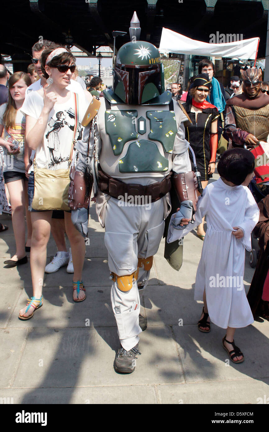 London Sci Fi Festival Parade along the Southbank London, England - 24. ...
