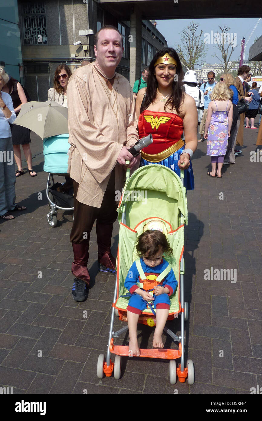 London Sci Fi Festival Parade along the Southbank London, England - 24. ...