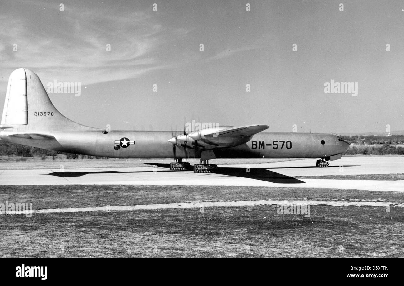 The Convair XB-36 was an experimental long-range strategic bomber ...