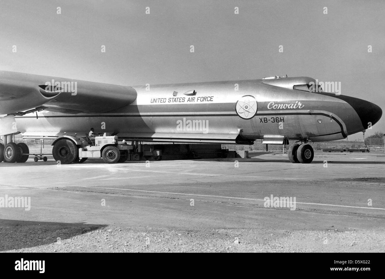 Convair NB-36H, a modified B-36 bomber with a nuclear reactor for ...