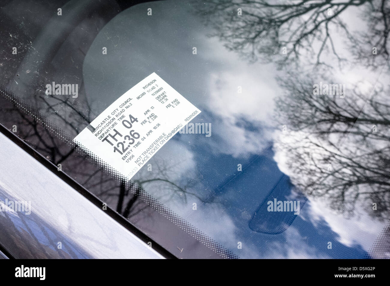 Car park tickets hi-res stock photography and images - Alamy