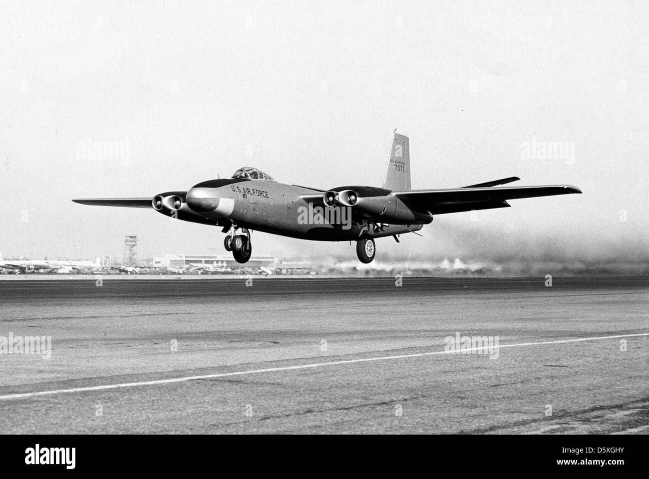The North American B-45A-5-NA Tornado was an early jet-powered medium ...